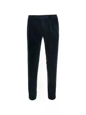 MICHAEL COAL Pleated Corduroy Trousers