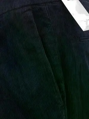 MICHAEL COAL Pleated Corduroy Trousers