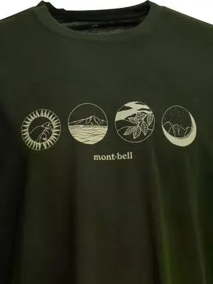 MONTBELL Wickron T Mountain Scenes Graphic-print T-shirt