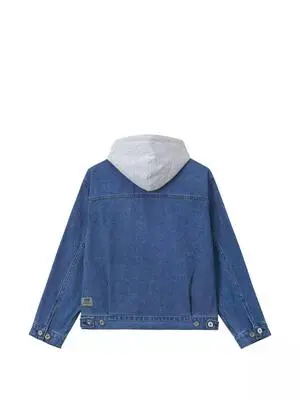 CHOCOOLATE Hooded Denim Jacket - Blue