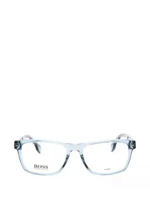 BOSS Rectangle-frame Glasses - Blue