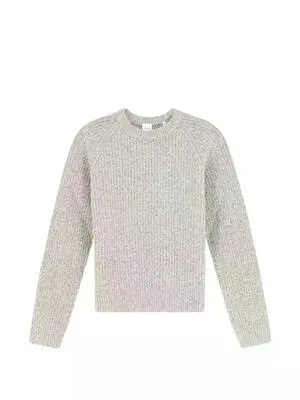 Aspesi Ribbed-knit Raglan-sleeve Jumper - Neutrals