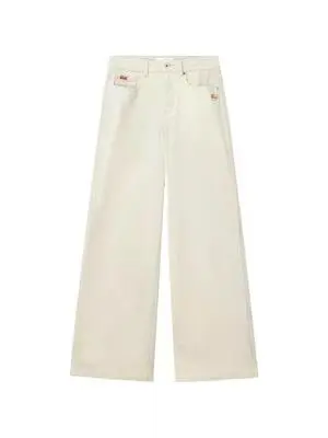 CHOCOOLATE Wide-leg Corduroy Trousers - Neutrals