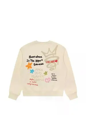 AAPE BY *A BATHING APE Graffiti-print Sweatshirt