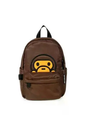 A BATHING APE Baby Milo Backpack - Brown