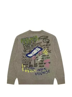 AAPE BY *A BATHING APE Graphic-intarsia Sweater