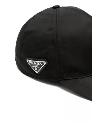 Prada Logo-plaque Baseball Cap