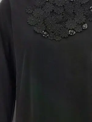 ELENA MIRÒ Sequin-embroidered T-shirt - Black