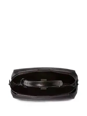Fendi Small Peekaboo Leather Shoulder Bag