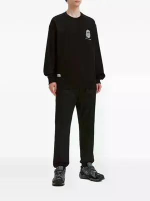 FINGERCROXX Graphic-print Sweatshirt - Black