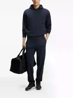 BOSS Lace-up Sneakers In Lightweight Fabric With Suede Trims