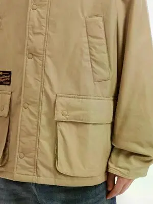 FINGERCROXX Corduroy-collar Raglan-sleeve Jacket