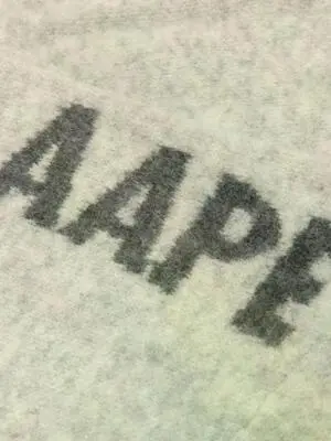 AAPE BY *A BATHING APE Logo-intarsia Zip-up Cardigan