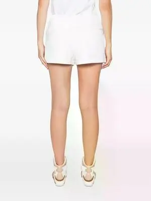 Sporty & Rich Logo-embroidered Elasticated Shorts