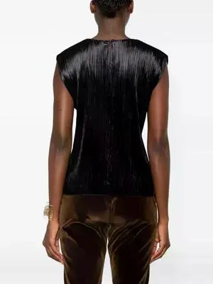 FORTE_FORTE Sleeveless Velvet Blouse