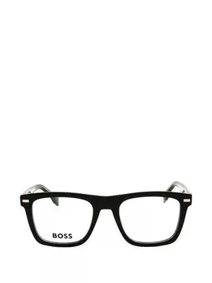 BOSS Rectangle-frame Glasses - Black