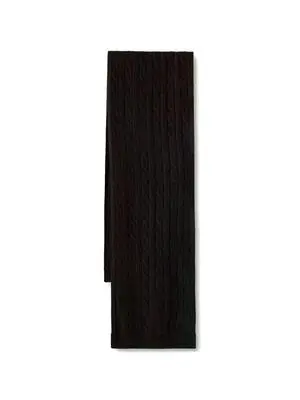 Gant Cable-knit Scarf - Brown