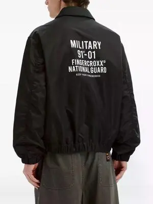 FINGERCROXX Logo-print Zip-up Jacket