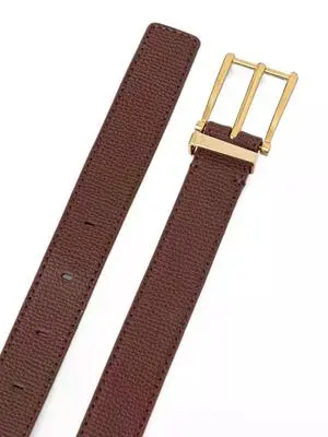 Emporio Armani Textured-finish Buckle-fastening Belt