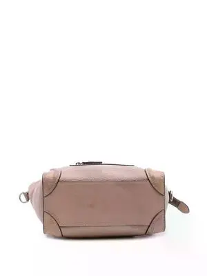 Celine 2013 Nano Leather Luggage Tote Satchel