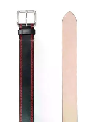 Marni Contrast-stitch Leather Belt