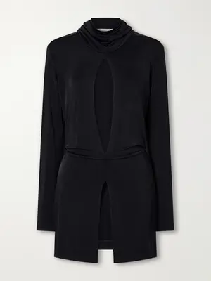 Tove Gitta Cut-out Jersey Blouse
