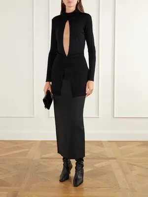 Tove Gitta Cut-out Jersey Blouse
