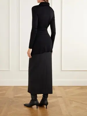 Tove Gitta Cut-out Jersey Blouse