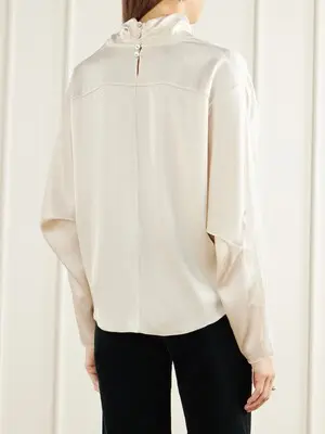 Citizens Of Humanity Ilaria Satin Blouse - Neutrals