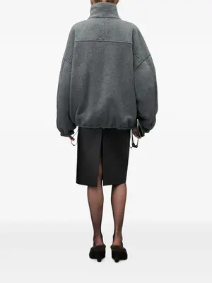 Alexander Wang Reversible Funnel Track Jacket - Dark Gray