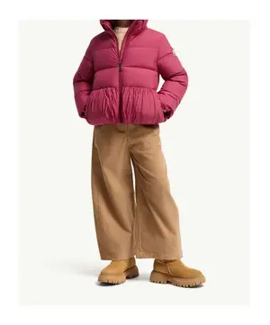Moncler Elizaveta Hooded Down Jacket - Raspberry Pink