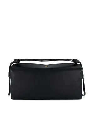 Celine Shoulder Bag With Triomphe Plaque In Leather
