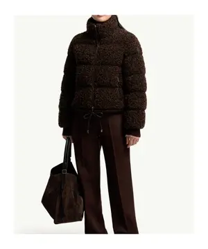 Moncler Trascendance Tweed Short Down Jacket