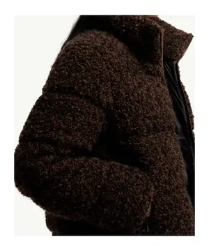 Moncler Trascendance Tweed Short Down Jacket