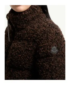 Moncler Trascendance Tweed Short Down Jacket