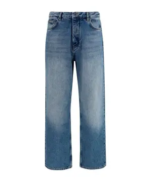 Off-White Half Arrow Straight Leg Jeans - Blue