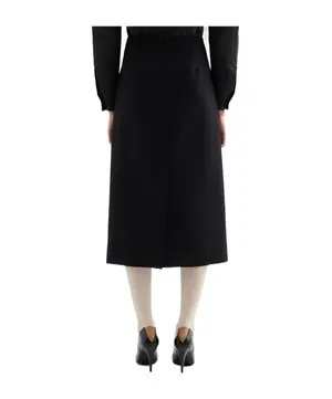 JIL SANDER Silk Faille Skirt