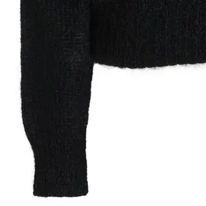 Elisabetta Franchi Knit Ruffled Jumper - Black