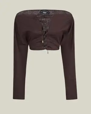 TALLER MARMO Mila Desert Blouse - Chocolate