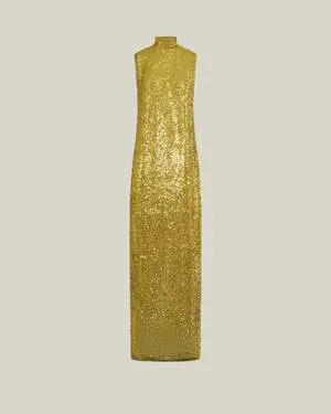 TALLER MARMO Miami Disco Dress - Chartreuse