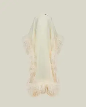 TALLER MARMO Feathered Sza Sza Spirito Kaftan