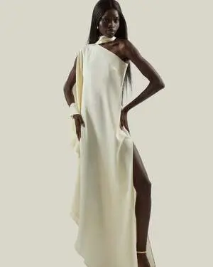 TALLER MARMO Florinda Dress - Latte