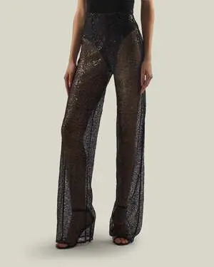 TALLER MARMO Marlene Disco Pants - Black