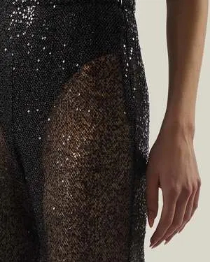 TALLER MARMO Marlene Disco Pants - Black