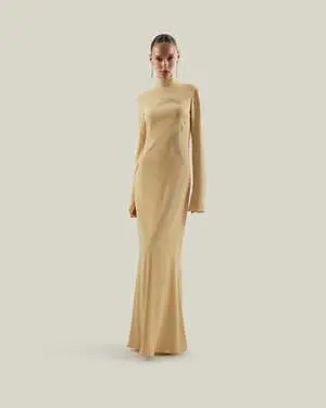 TALLER MARMO Ziegfeld Dress - Pergamena
