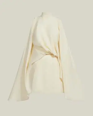 TALLER MARMO Mini Bacall Dress - Latte