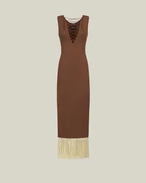 TALLER MARMO Sahara Dress - Fume