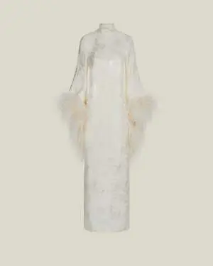TALLER MARMO Del Rio Toile Dress - Latte
