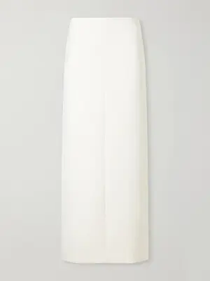 ALMADA Bay Crepe Midi Skirt - Neutrals