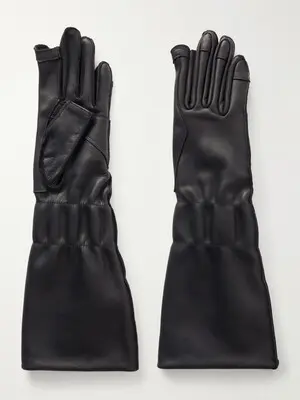 Rick Owens Leather Gloves - Black